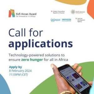 2024 Kofi Annan Award for Innovation in Africa for Social Entrepreneurs ...
